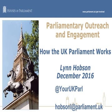 How the uk parliament works december 2016 | PPT