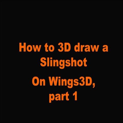 How to 3D draw a slingshot Part 1 | PPT