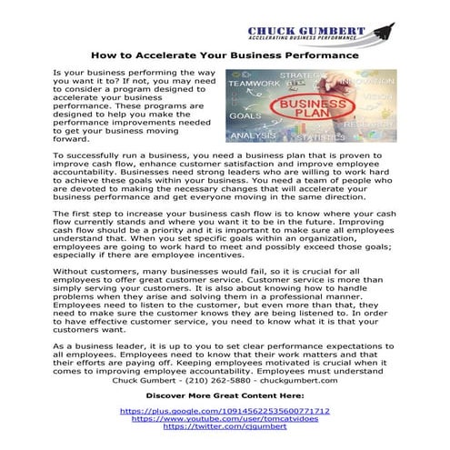 How to Accelerate Your Business Performance | PDF