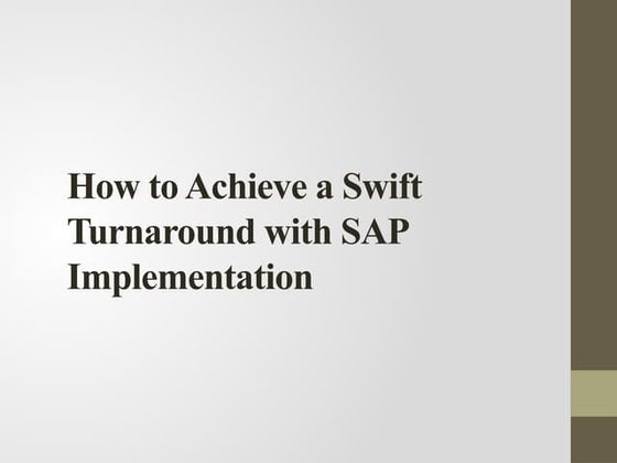 Avoiding Pitfalls in Turnaround SAP Implementation.pptx