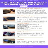 How to Activate Roku Device via Roku Com Link Enter Code? | PDF
