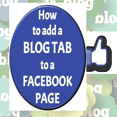 How to add a blog tab to a Facebook page | PDF