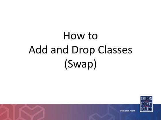 How to Register Classes Added to Your Plan | PDF | College Planning ...