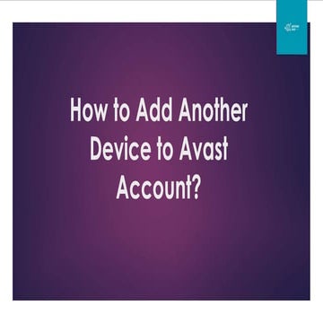 How to Add Another Device to Avast Account? | PDF