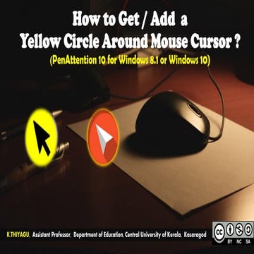 How to add a yellow circle around mouse cursor? - Thiyagu | PDF