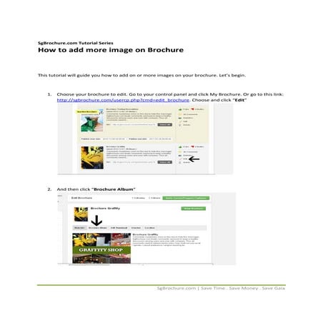 How to add location to brochure and booklet | PDF