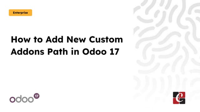 How To Add New Custom Addons Path In Odoo 17 Pptx Computing