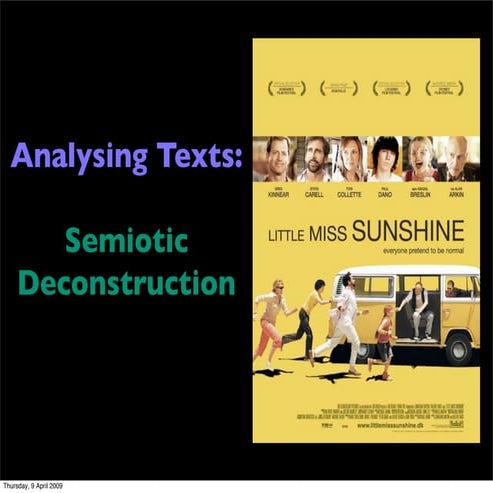 How to analyse media texts | PDF
