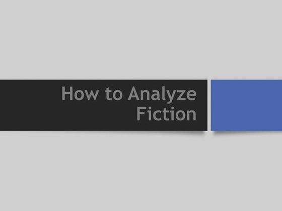 Literary analysis outline | PDF