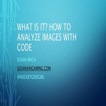 How to analyze images | PPTX