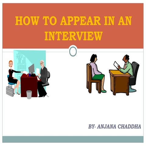 The job application process interview