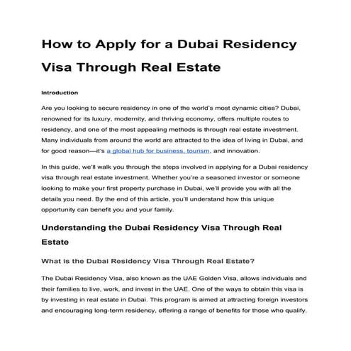 How to Apply for a Dubai Residency Visa Through Real Estate.docx