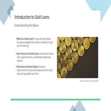 Gold Loan Interest: Key to Maximizing Financial Efficiency | PPTX
