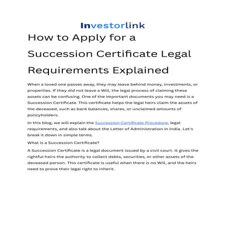 How to Apply for a Succession Certificate Legal Requirements Explained.docx