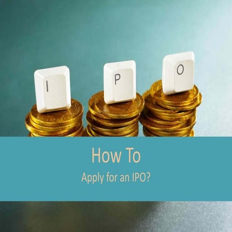How to apply for IPO? | PDF