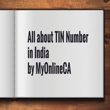 How to Apply for TIN Number in India | PDF