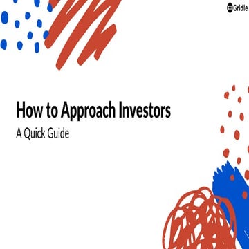 How To Approach Investors? Ft. Yash Shah, Co-Founder, Gridle [eChai ...