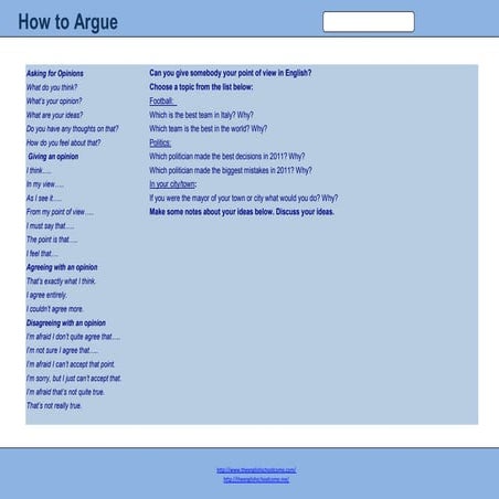 How to argue | PPT
