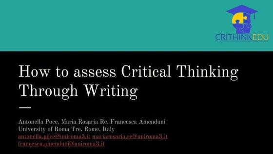 Critical Thinking: Time for a New Theory? | PPT