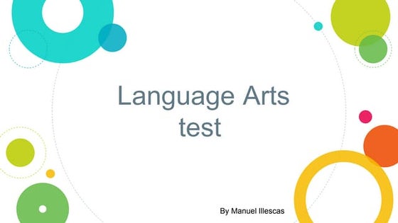 Language arts | PPT