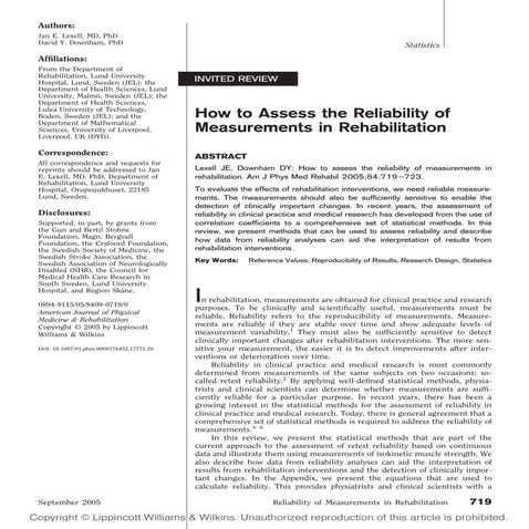 Reliability what is it, and how is it measured | PDF