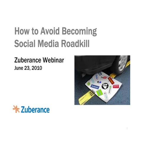 How to Avoid Becoming Social Media Roadkill | PPT