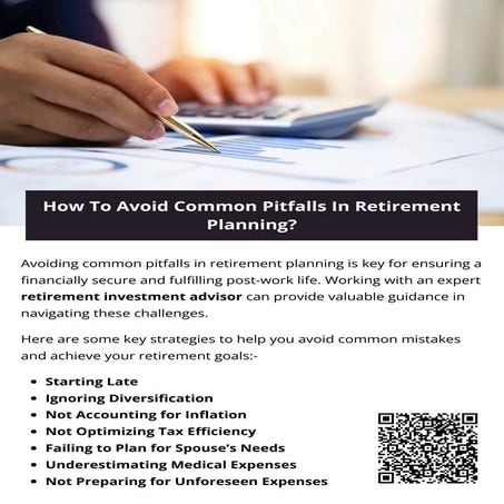 How To Avoid Common Pitfalls In Retirement Planning? | PDF