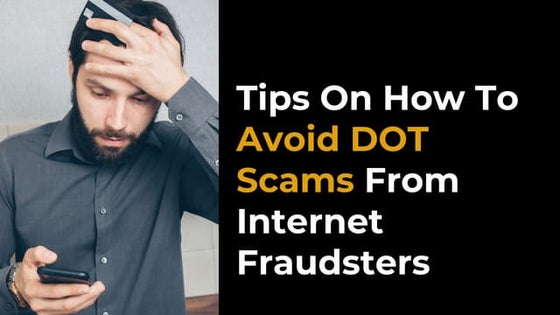 How To Identify DOT Compliance Biennial Update Scam Letter As A Trucker ...