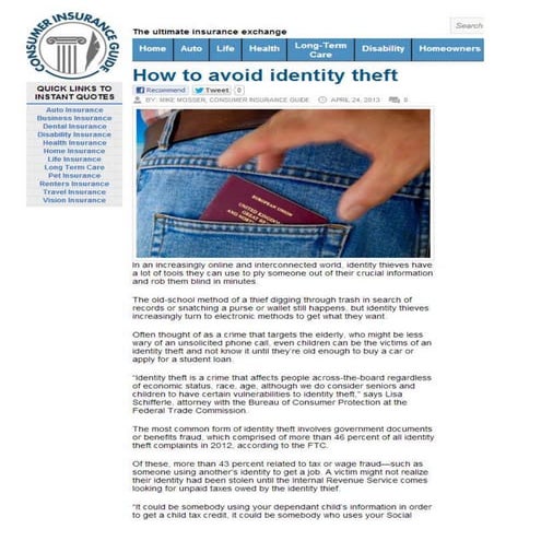 How to respond to an identity theft | DOCX