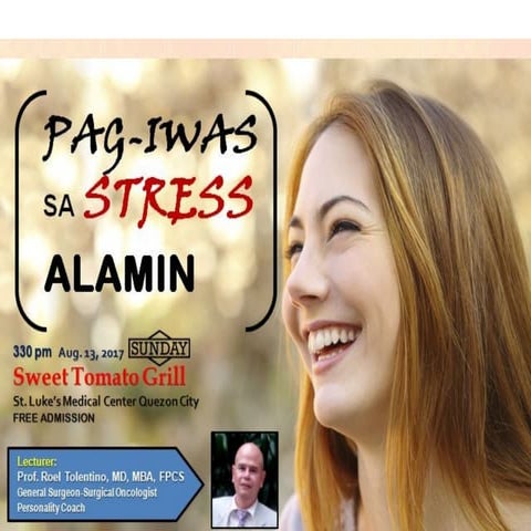 How to avoid stress - Pag-iwas sa Stress Alamin | PPT