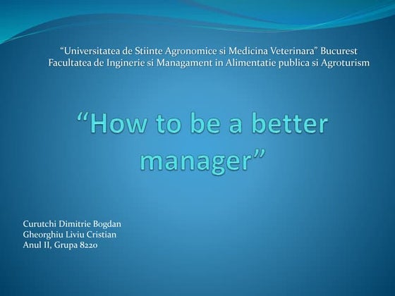 Leadership tips for first time managers | PPTX | Business ...