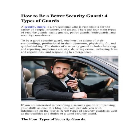 How to Be a Better Security Guard 4 Types of Guards.pdf