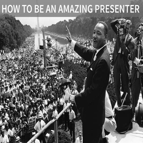 How to be an amazing presenter | PDF
