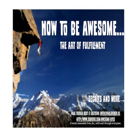 How to be awesome 3 | PPT