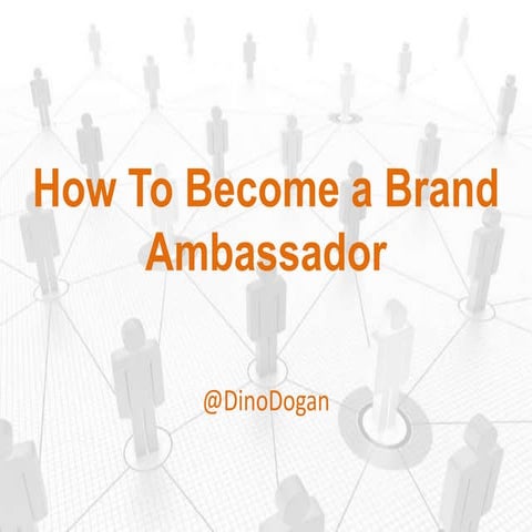 How to become a brand ambassador | PPT
