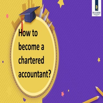 How to become a chartered accountant? | PPT