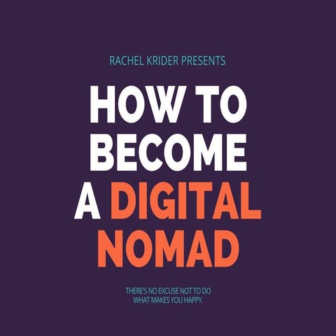 How To Become A Digital Nomad | PDF
