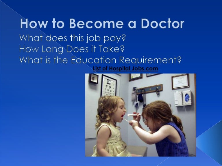 How to Become a Doctor