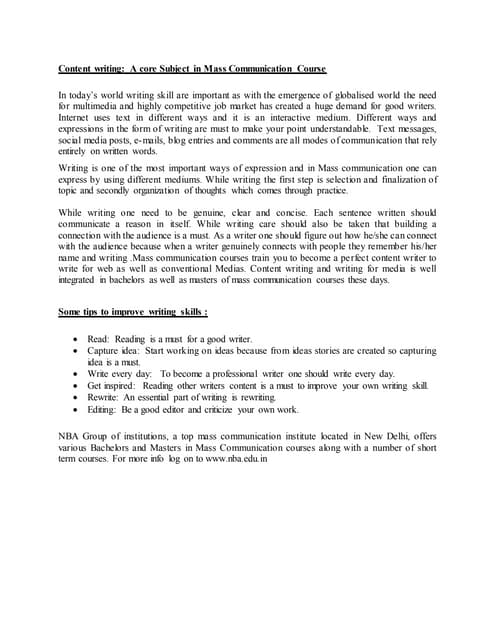 Presentation on writing skills | how to improve writing skills | PPT