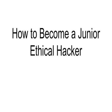 How to Become a Junior Ethical Hacker.pdf