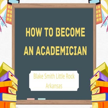 How to Become an Academician.pdf | Postgraduate Education | College ...
