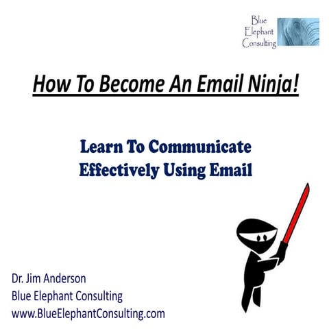 How To Become An Email Ninja! | PPT
