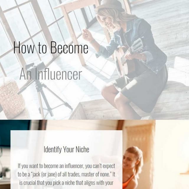 How to become an influencer | PDF