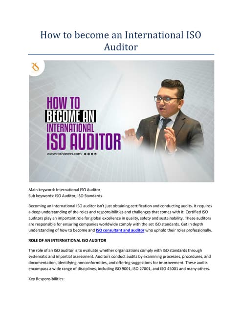 iso lead auditor training .ppt