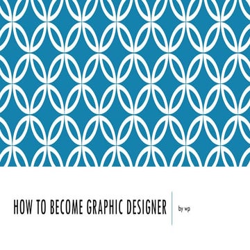how to become graphic designer tips.pptx | Desktop Publishing | Computer Software and Applications