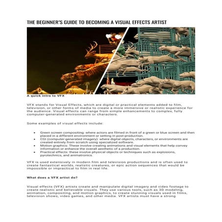 How to become successfull visual effects artist by MAAC.pdf