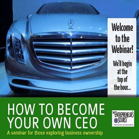 How to Become Your Own CEO | PPTX