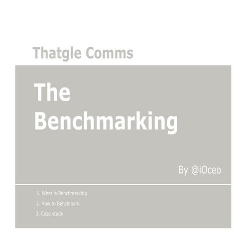 How To Benchmark | PPT