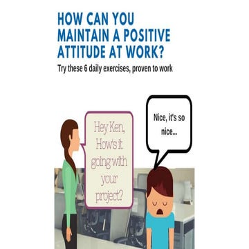 How to be positive at work.... | PPTX