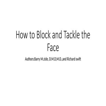 How to Block and Tackle the Face (1).pptx